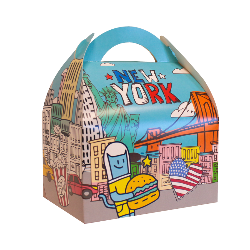 Large children's menu box for restaurant - Grand Lunchbox menu enfant